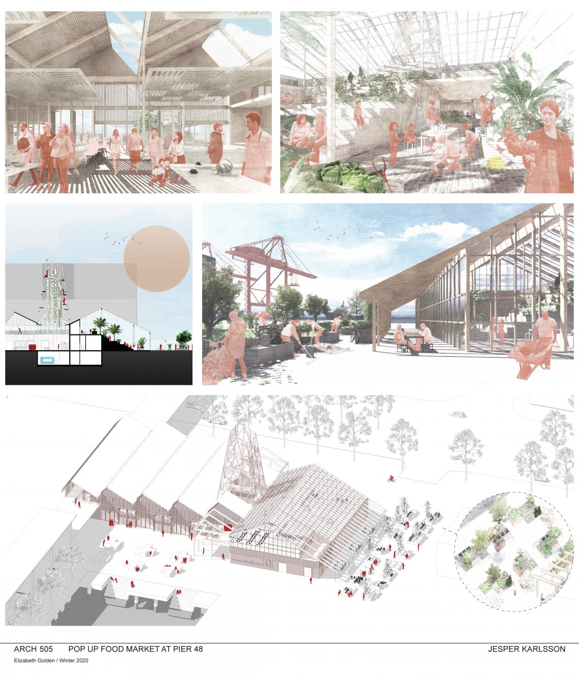 Pop-Up Food Hall // WI 20 - Architecture